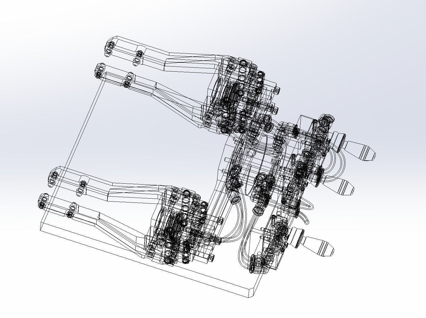 Assemble the manipulator mechanism 3D model | CGTrader