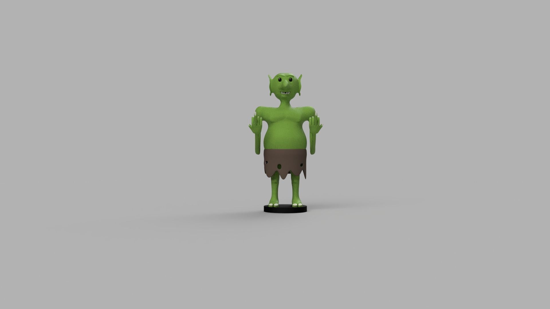 Goblin creature 3D model 3D printable | CGTrader