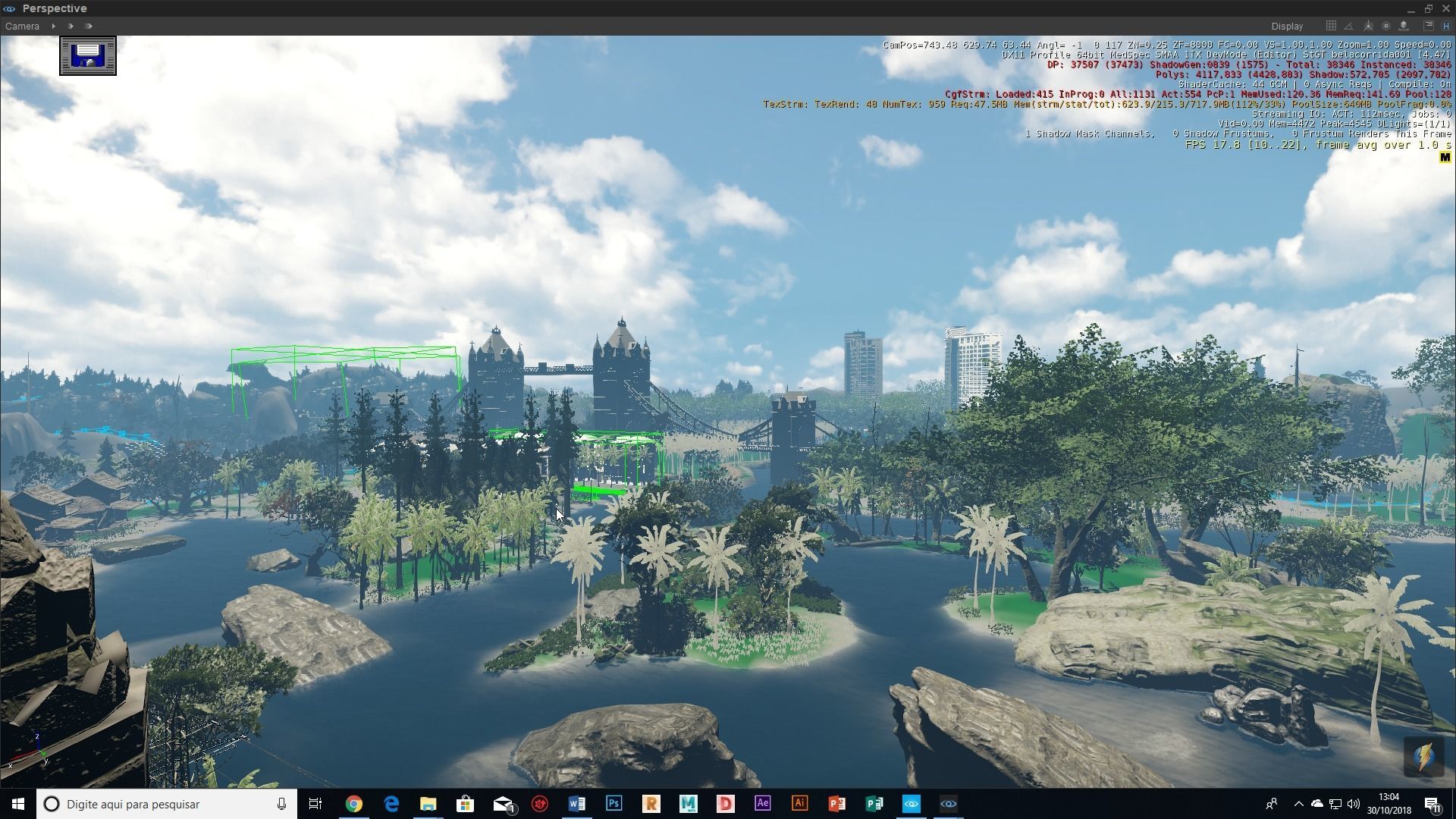 landscape Natureza CryEngine 5 3 3D model animated | CGTrader