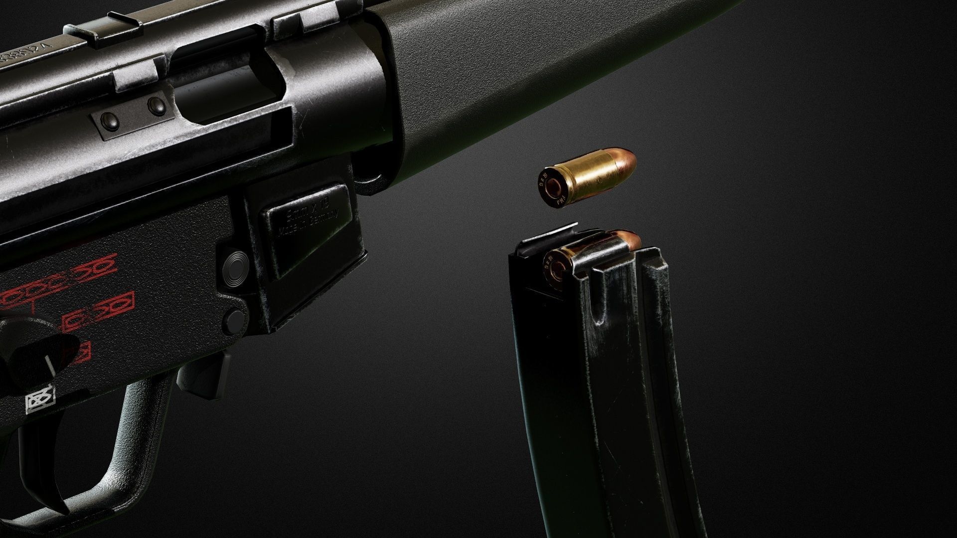 3D model MP5 SMG VR / AR / low-poly rigged | CGTrader