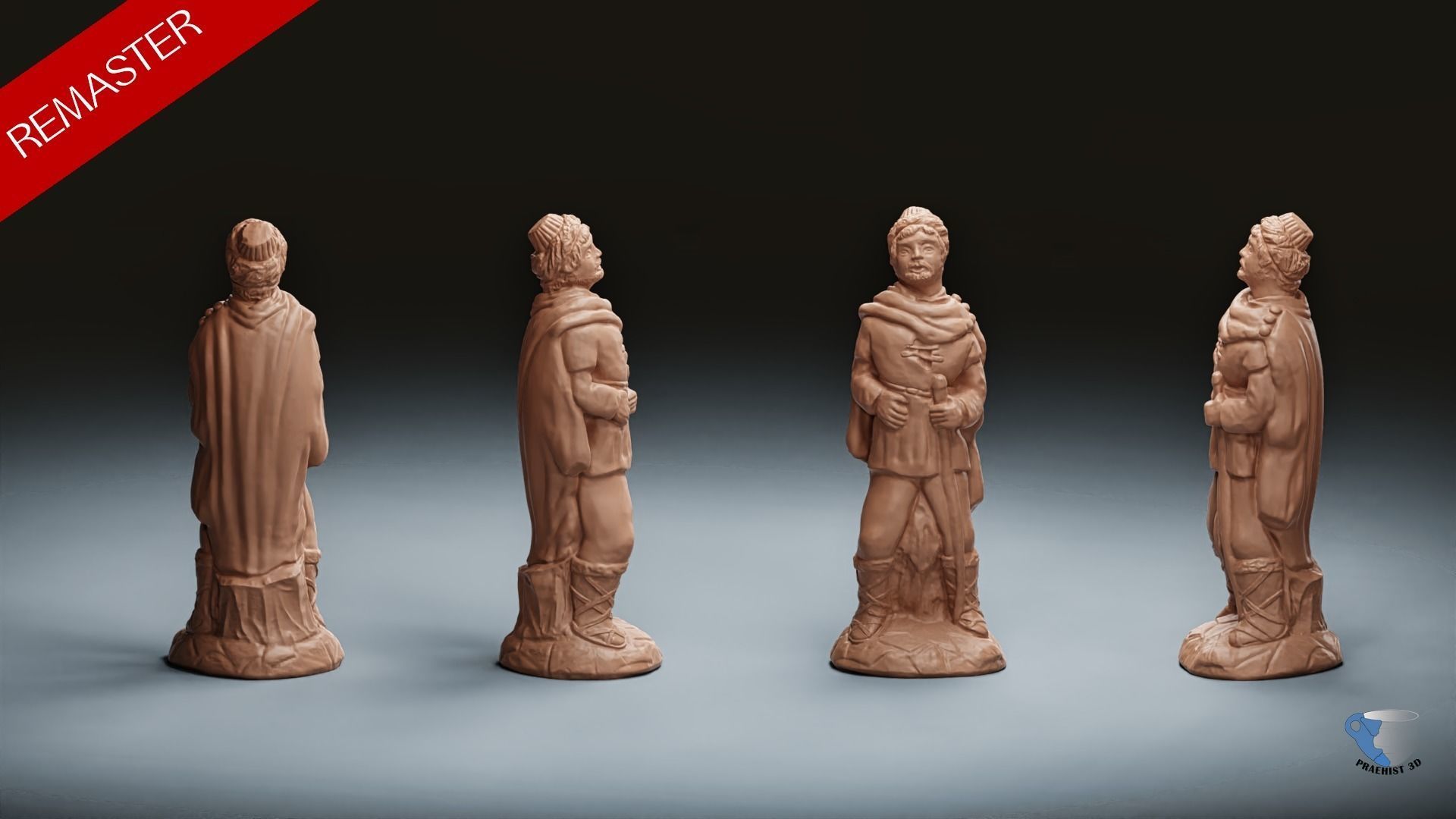 Christmas nativity figurines Set 3D Printable 3D Scan 3D model 3D ...
