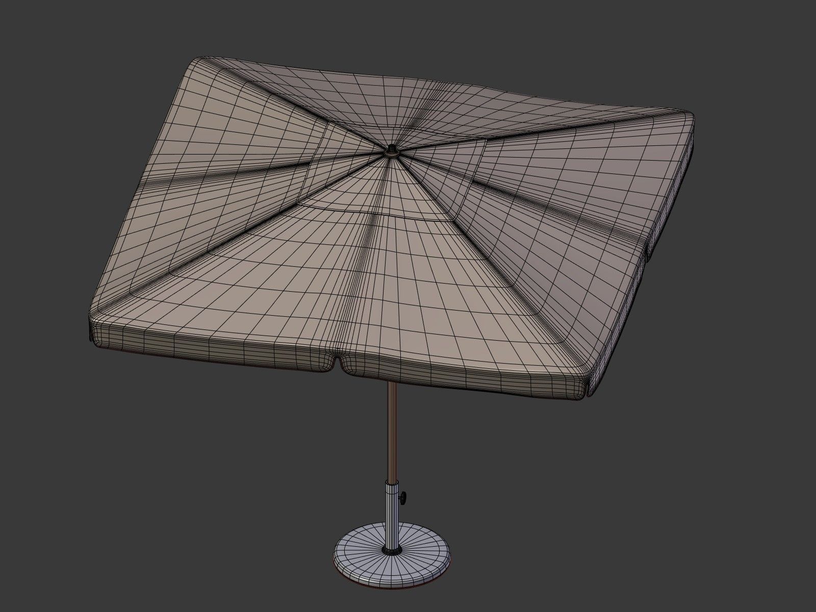 3D model Umbrella Patio Parasol 3 VR / AR / low-poly | CGTrader