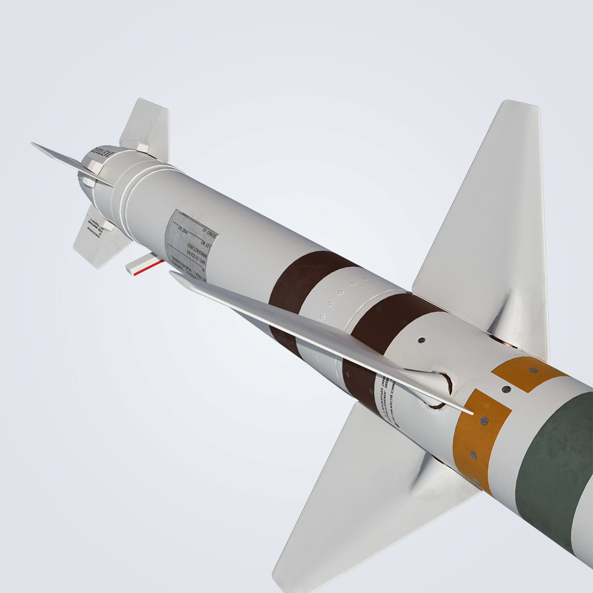 3D model AGM-45 Shrike VR / AR / low-poly | CGTrader