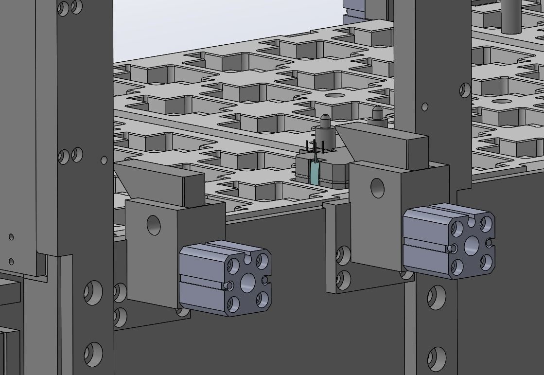 Automatic tray stacking feeding machine 3D model animated | CGTrader