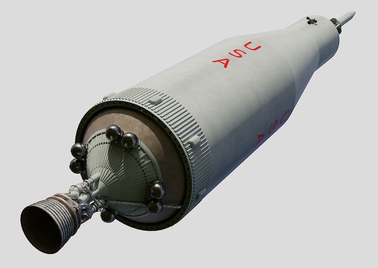 saturn-5 rocket 3D model | CGTrader