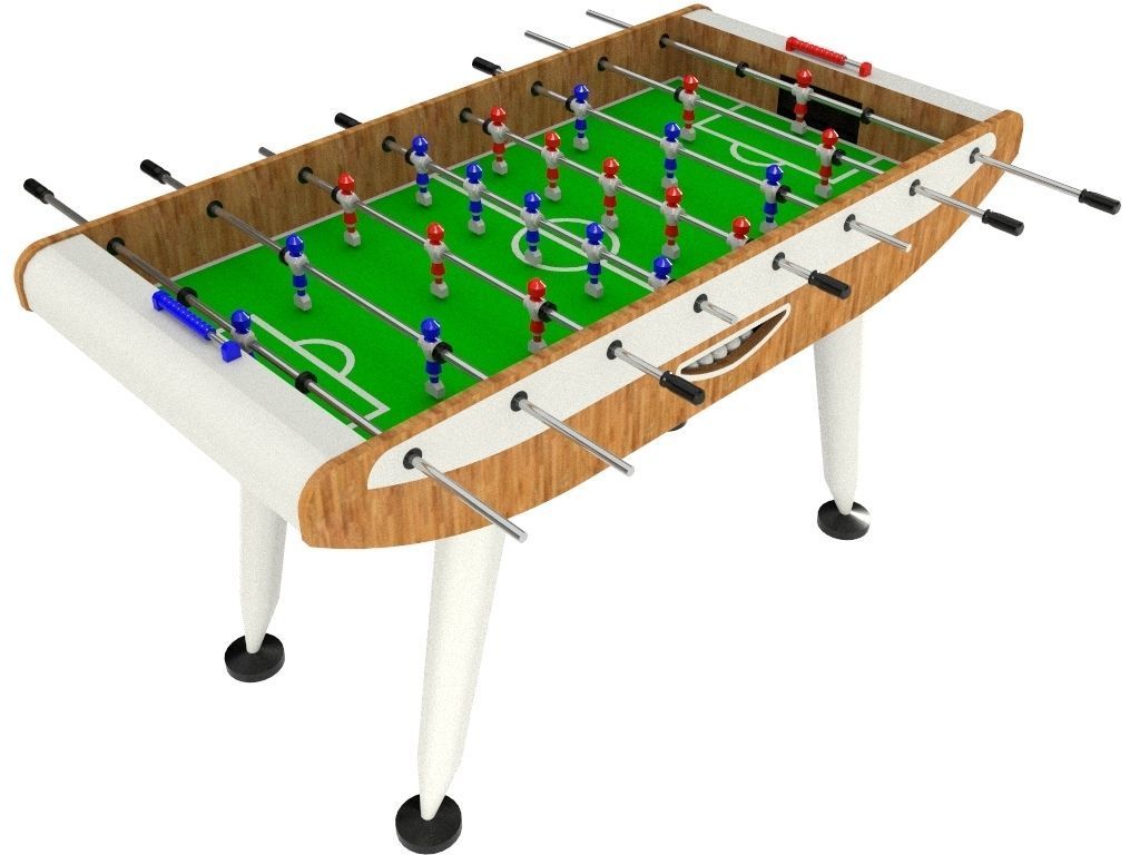 Foosball 3D model | CGTrader