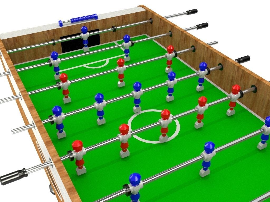 Foosball 3D model | CGTrader