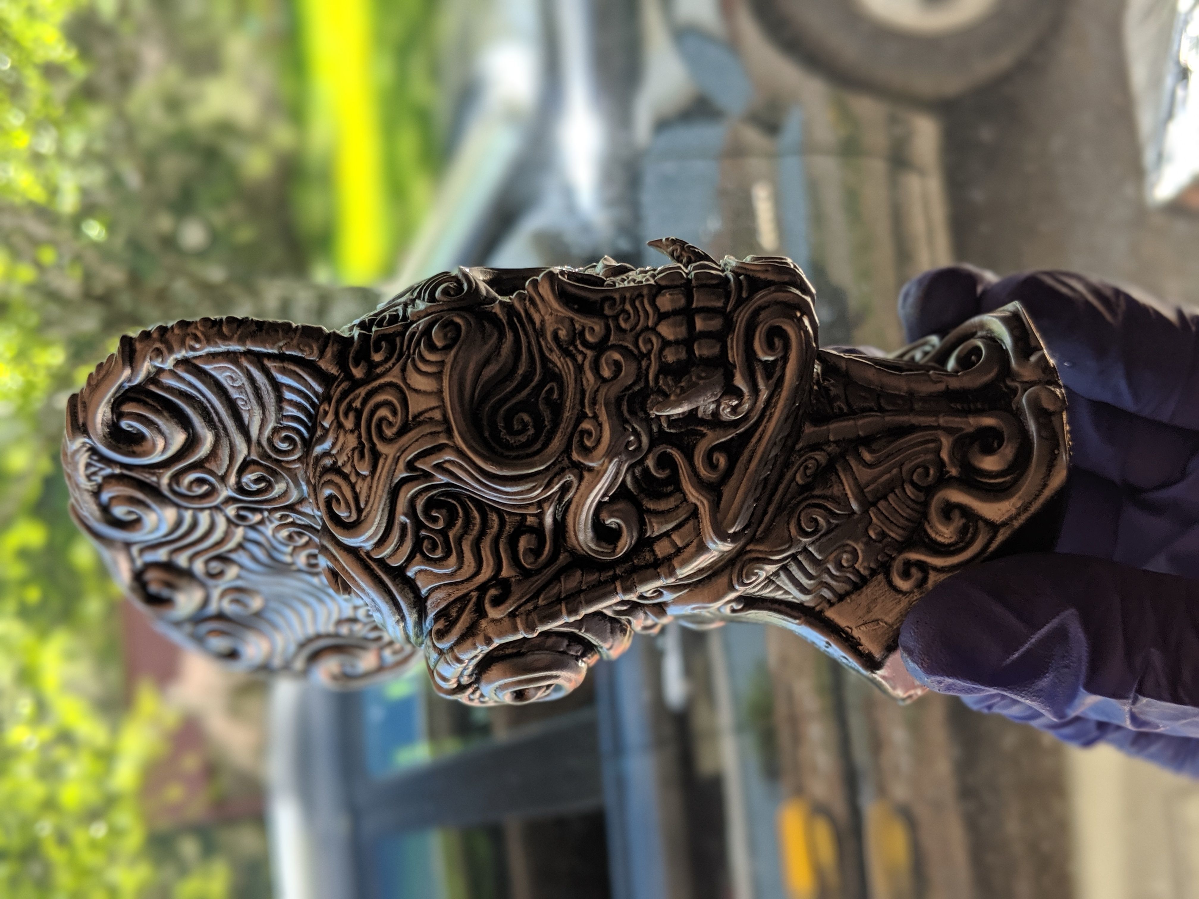 mohawk skull 3D model 3D printable | CGTrader