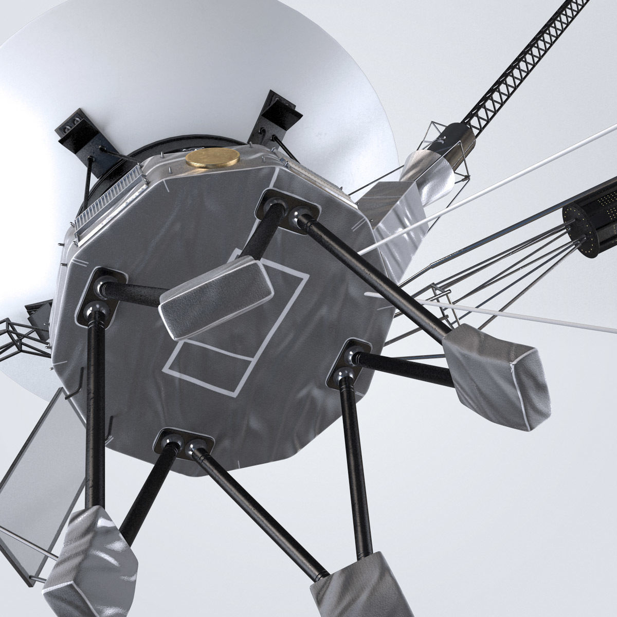 Voyager 1 3D model | CGTrader