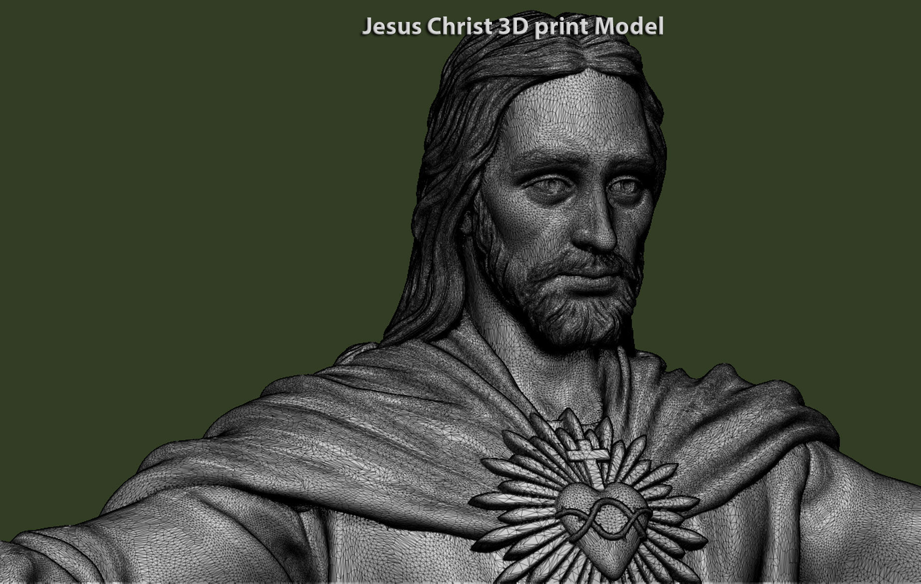 Jesus Christ vol3 statue for 3d print 3D model 3D printable | CGTrader