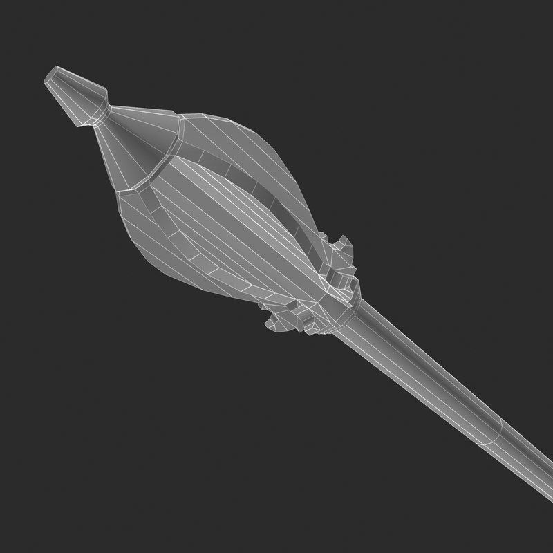 Indian mace 3D model | CGTrader