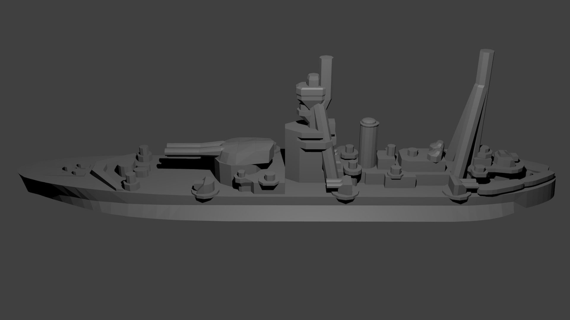 British Roberts Class Monitor Warship 3D model 3D printable | CGTrader
