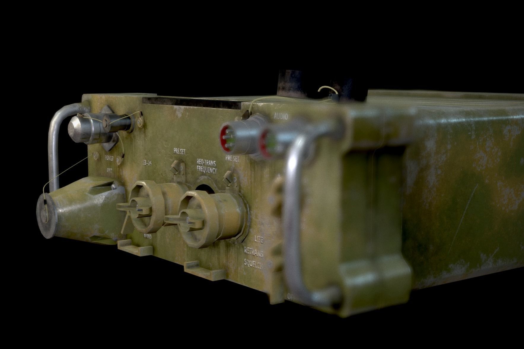 3D model AN - PRC-77 Portable Radio Transceiver - Detailed Military ...