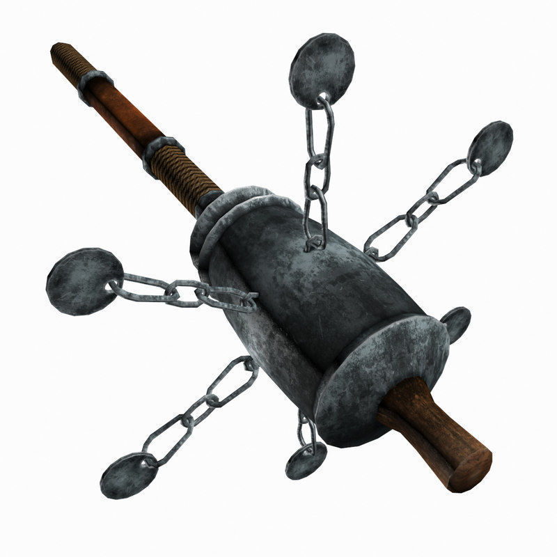 Turkish mace 3D model | CGTrader
