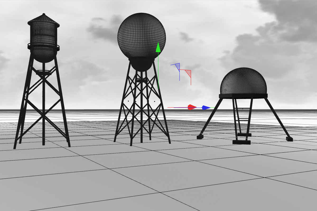 Water Tank Set 3D model | CGTrader