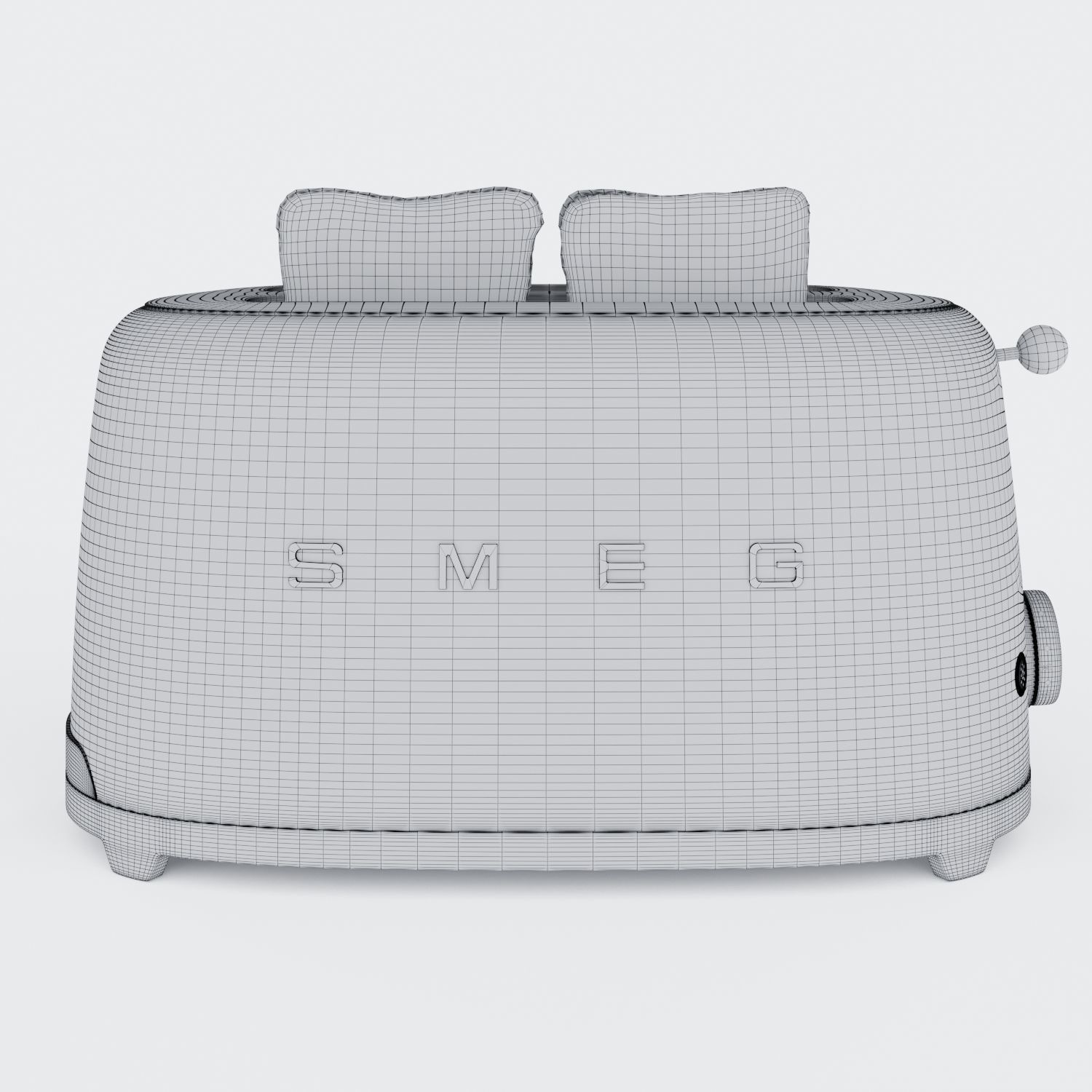 Smeg Toaster TSF01 and TSF02 3D model | CGTrader