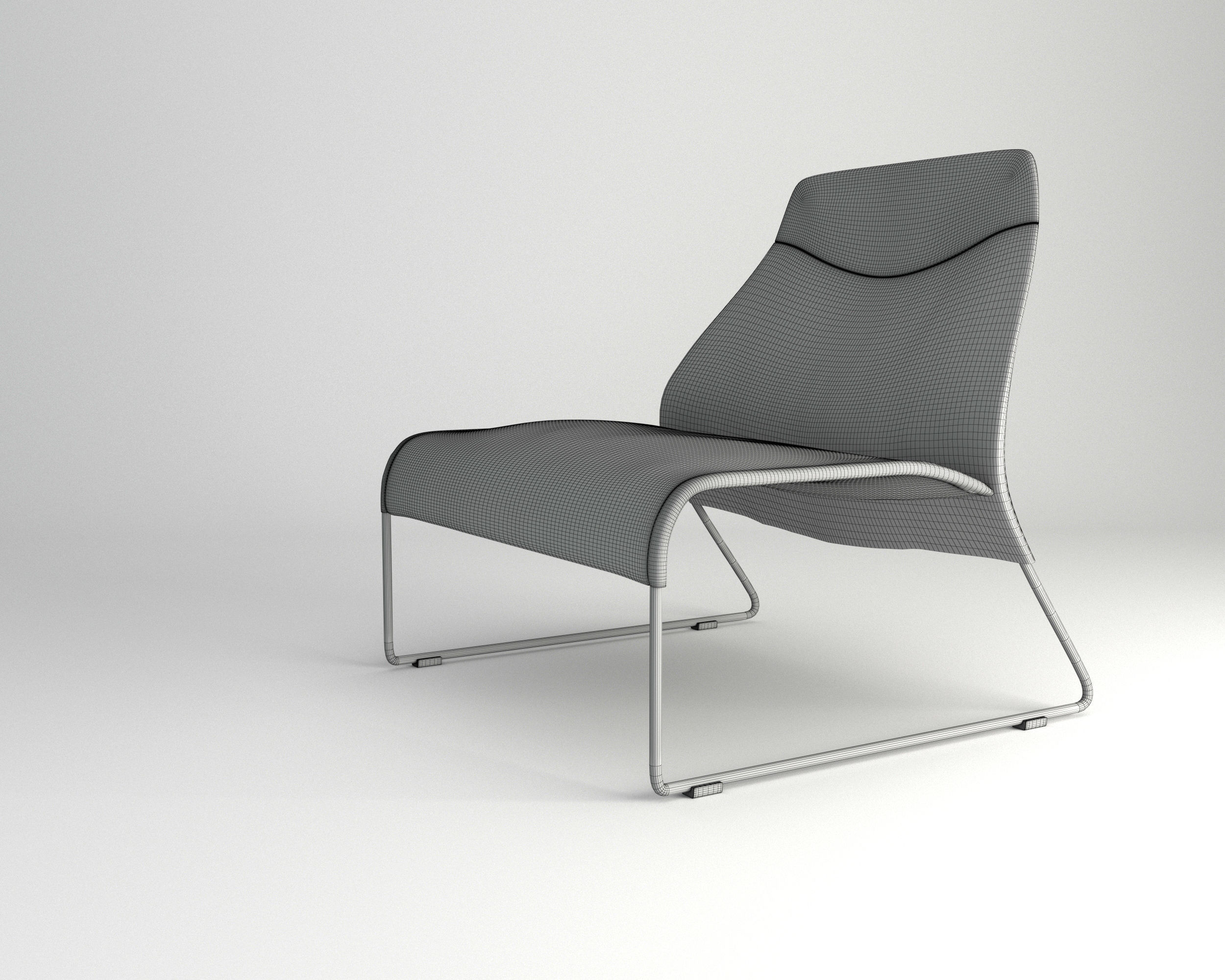 Lazy armchair 3D model | CGTrader