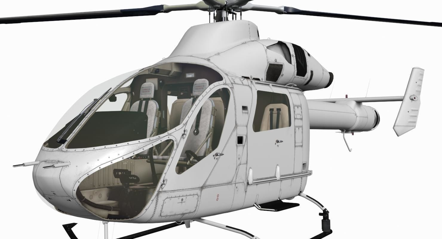 MD-902 Explorer 3D model animated | CGTrader