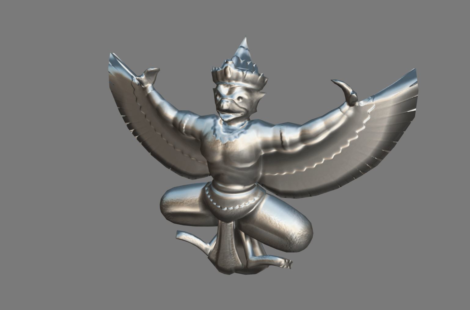 Garuda Statue 3D model | CGTrader