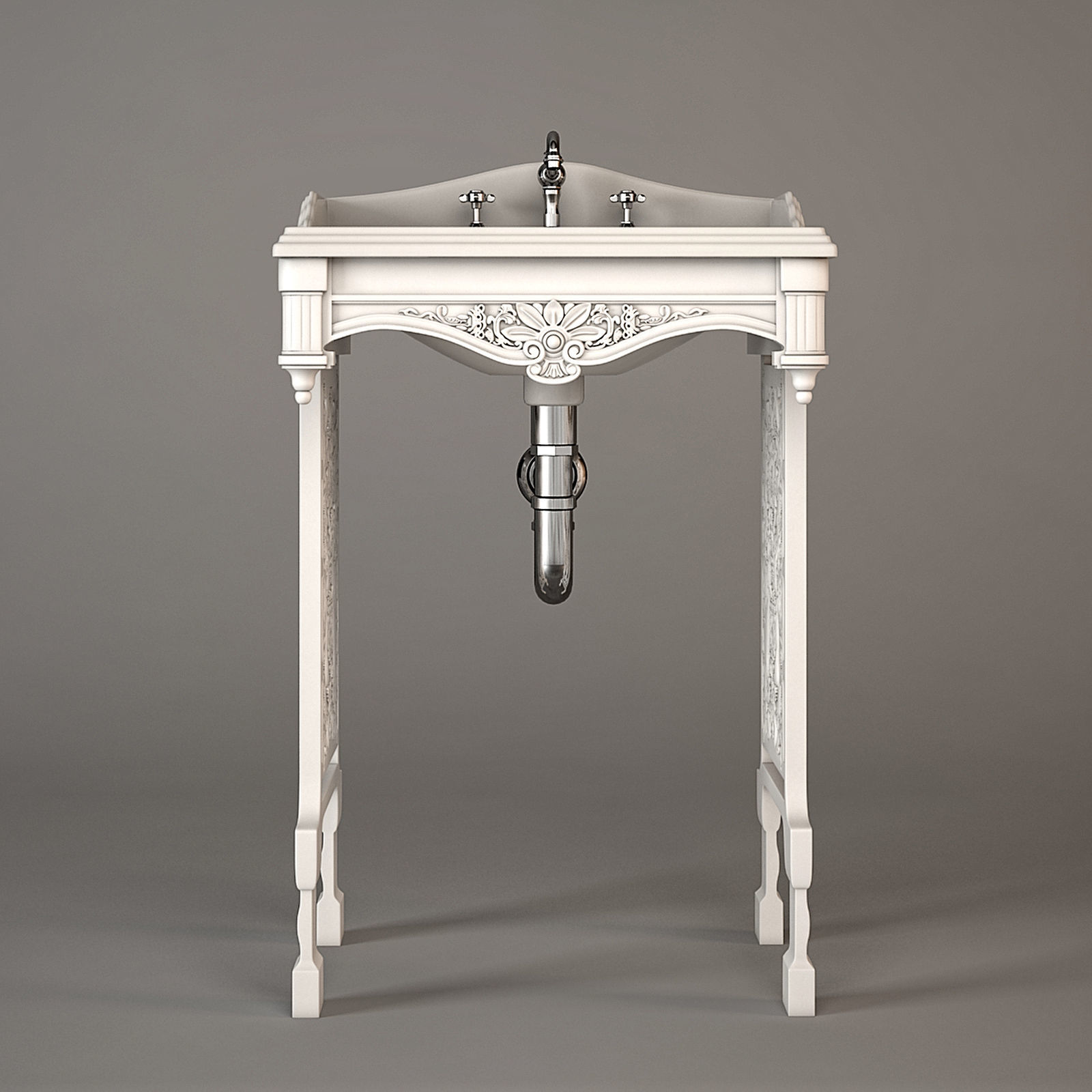DEVON DEVON Angel Washstand free 3D model | CGTrader