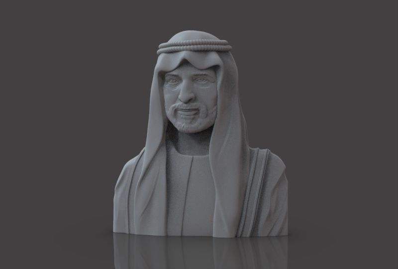 Bust Sheikh 3D model 3D printable | CGTrader