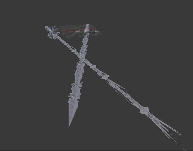 carrot and lemon sword 3D model | CGTrader