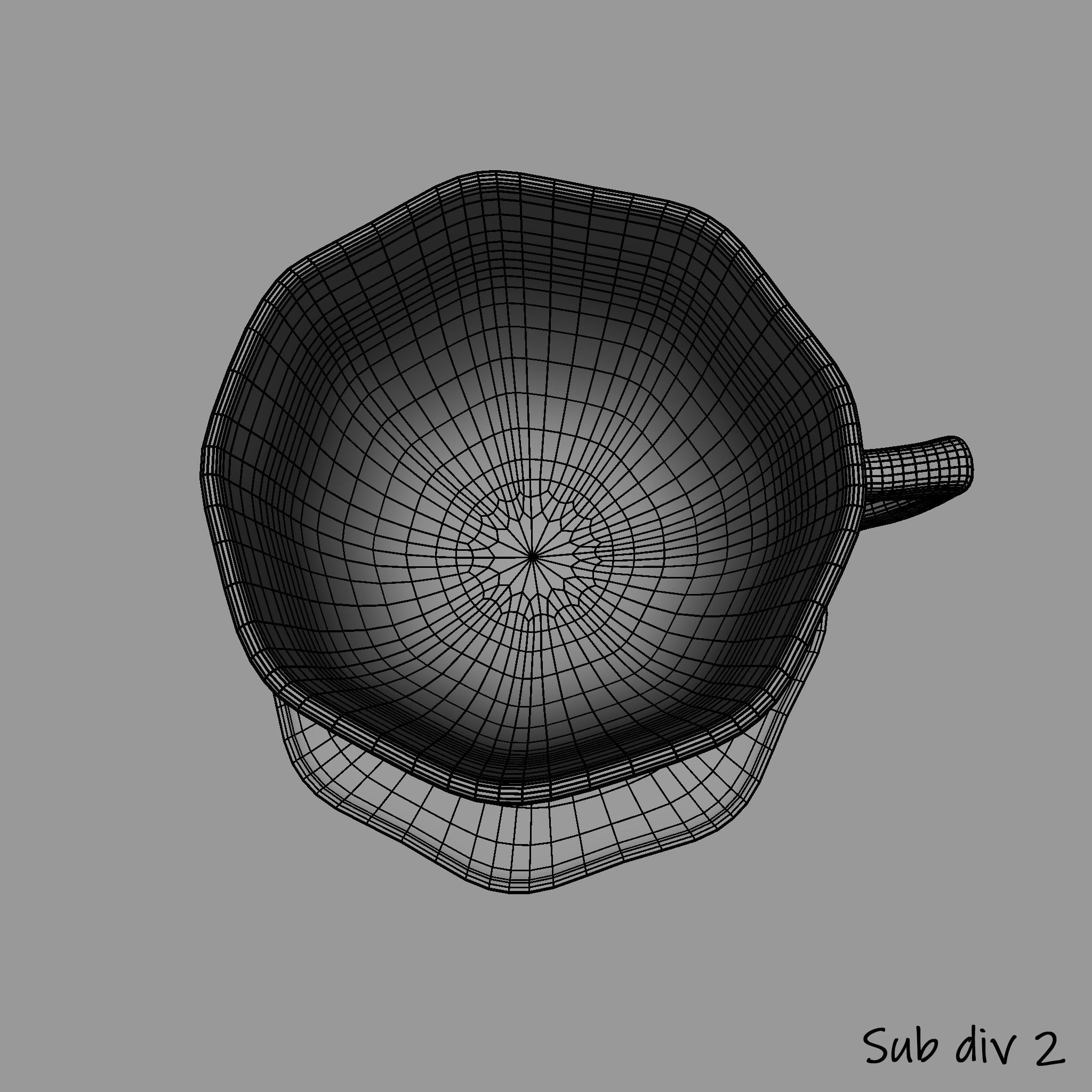 3D model Teacup and Sacuer Blue Glazed VR / AR / low-poly | CGTrader