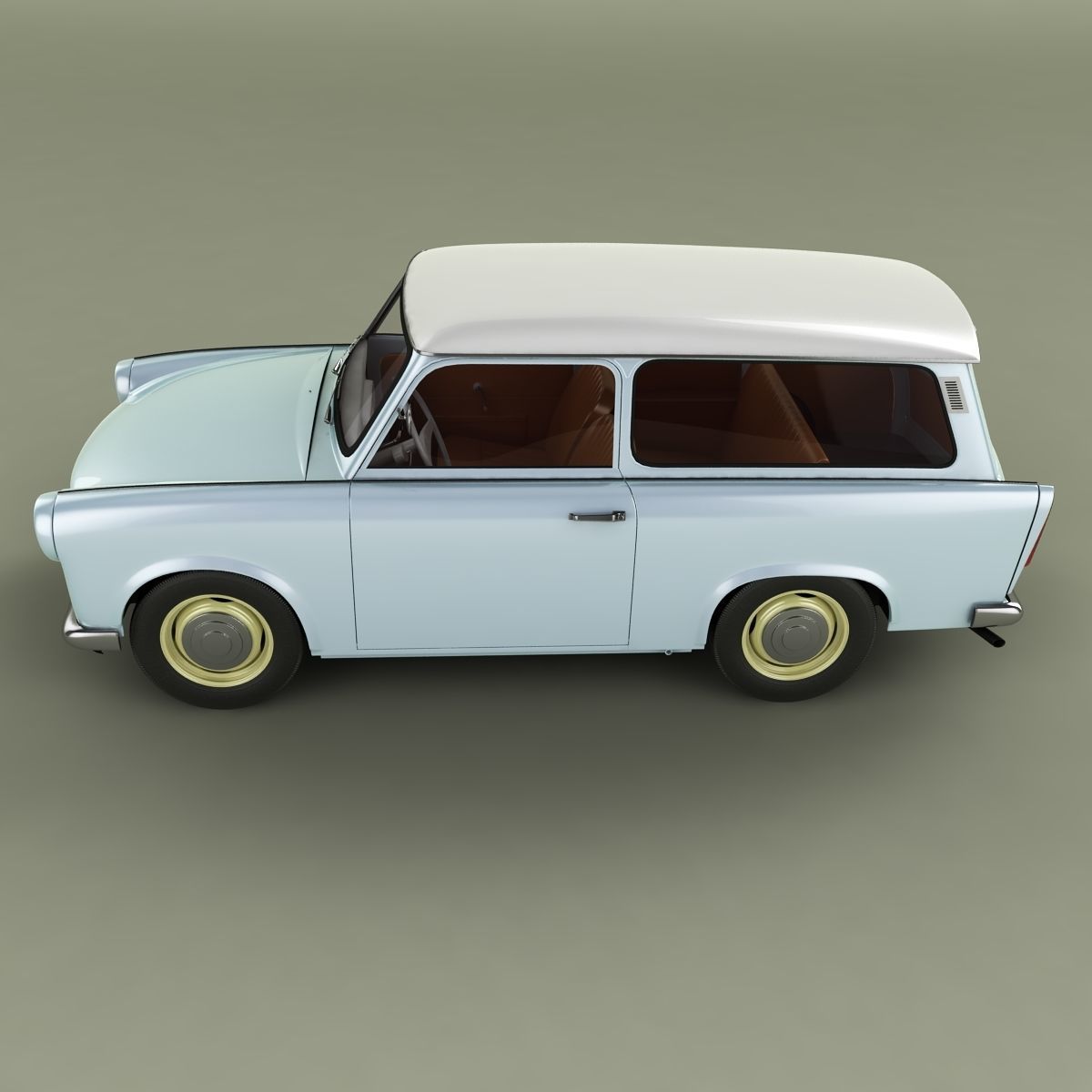 Trabant 601 Kombi 3D model | CGTrader