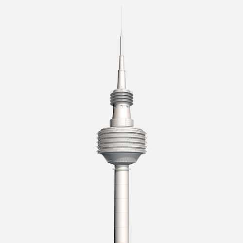 TV tower 3D model | CGTrader
