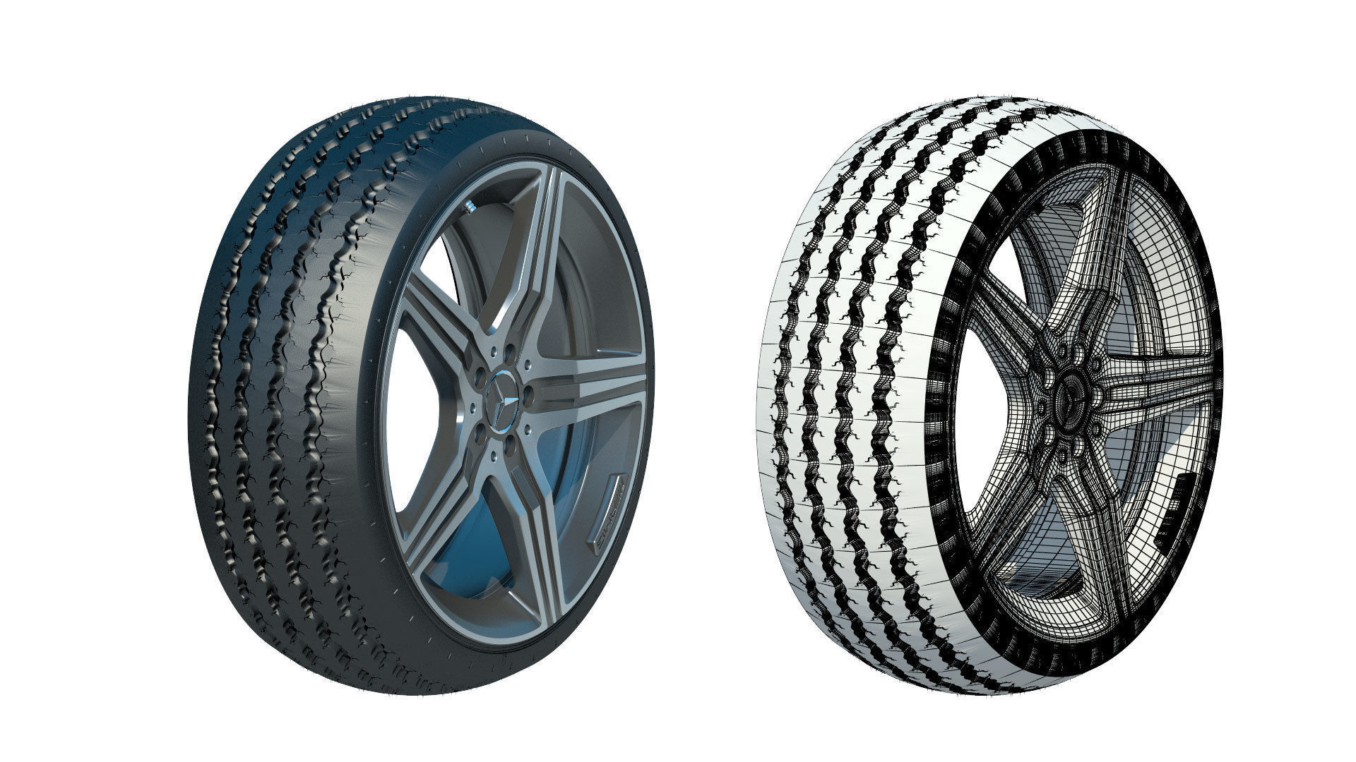 Set of 14 car tires 3D model | CGTrader