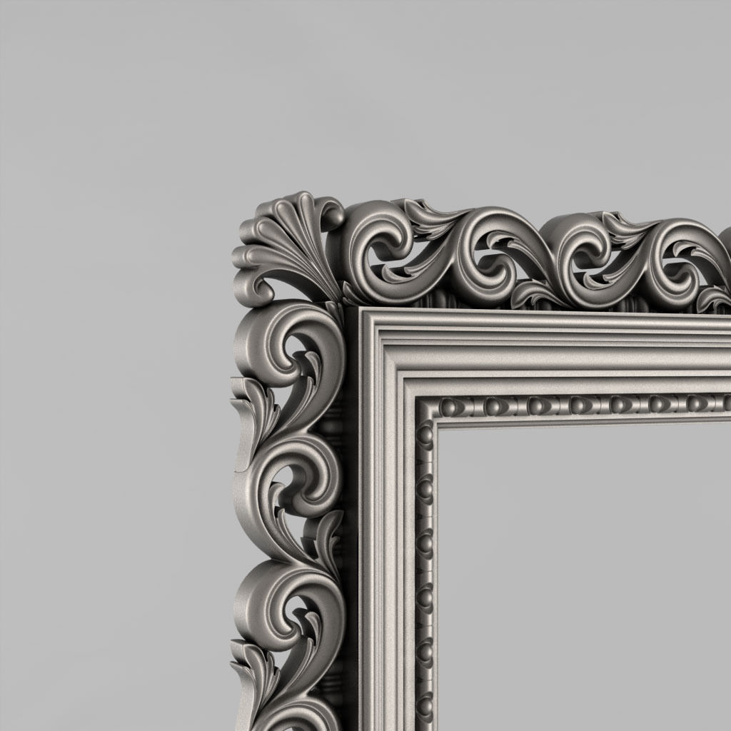 Frame mirror 3D model 3D printable | CGTrader