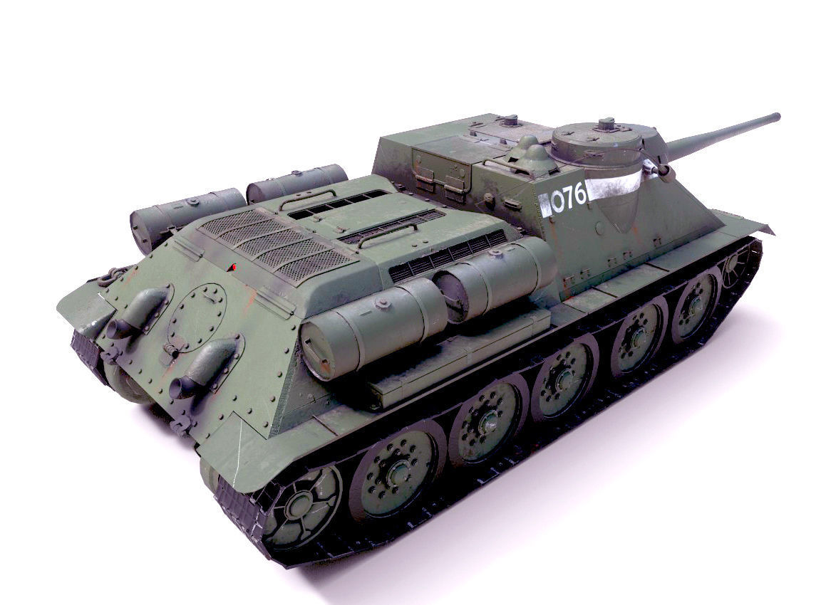 Tank SU 85 3D model | CGTrader