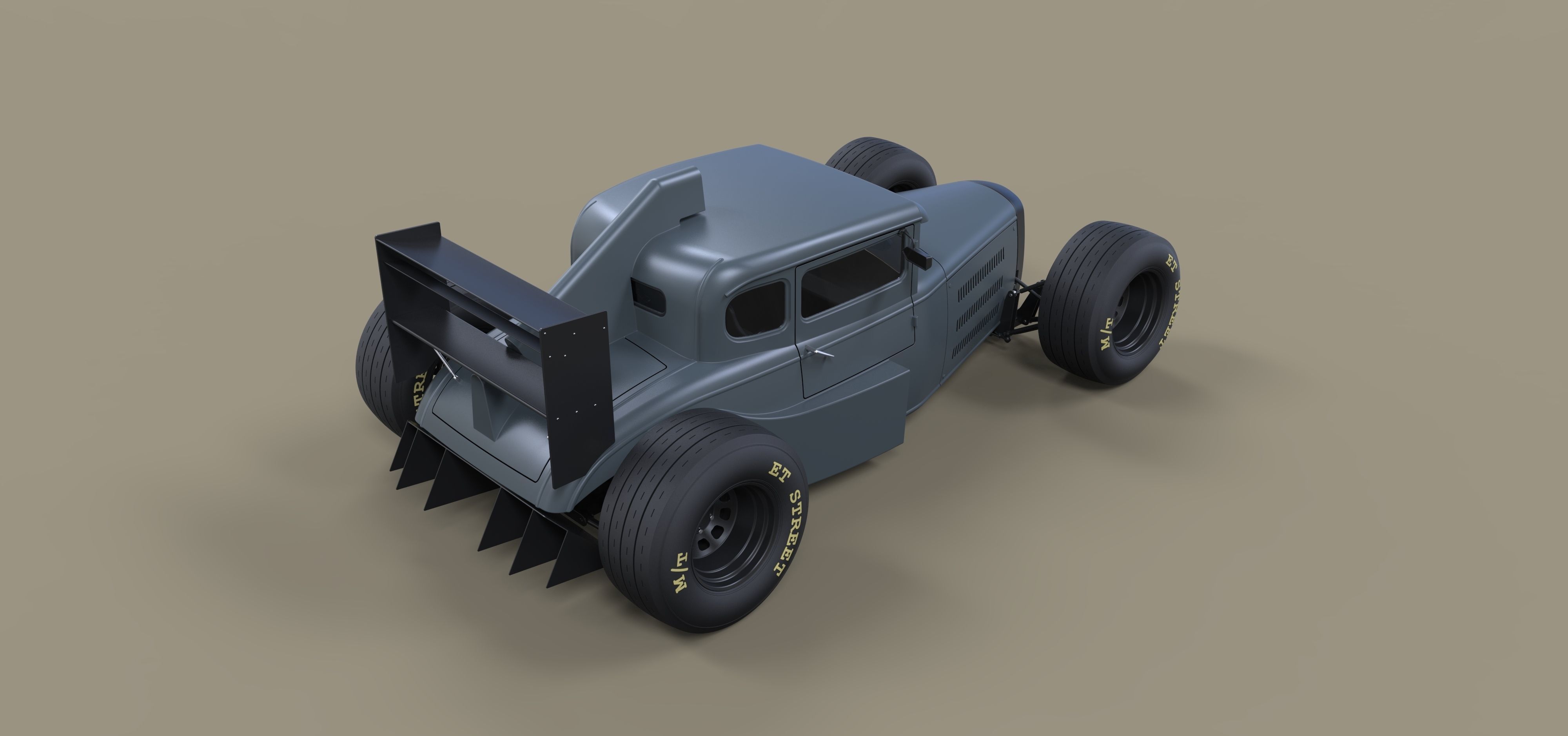 Hot rod Formula One 3D model | CGTrader