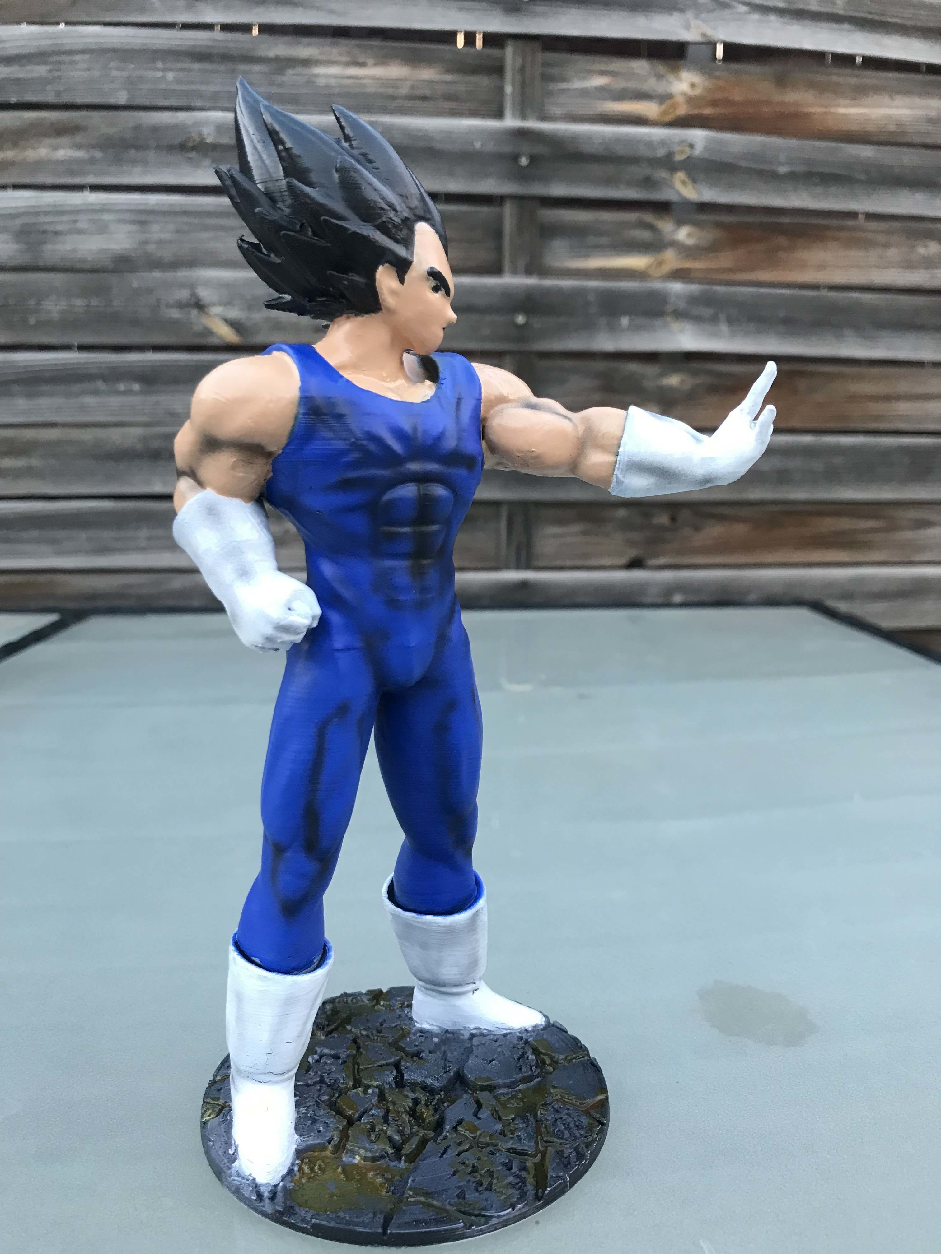 Vegeta 3D print chess game or Figurine 3D print model 3D model 3D ...