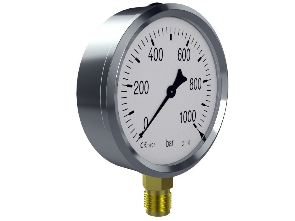 Manometer 3D model | CGTrader