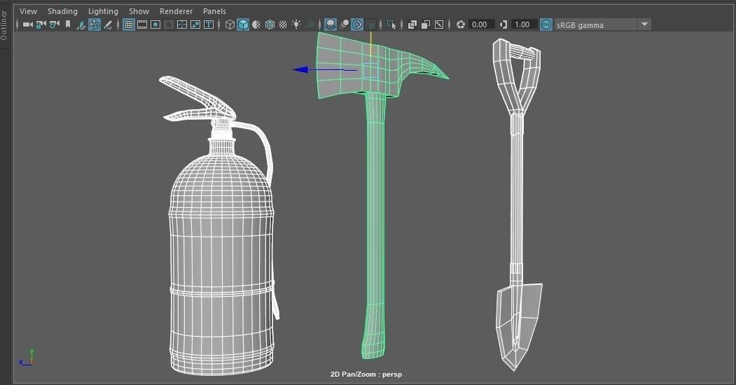 Fireman Kit 3D model | CGTrader