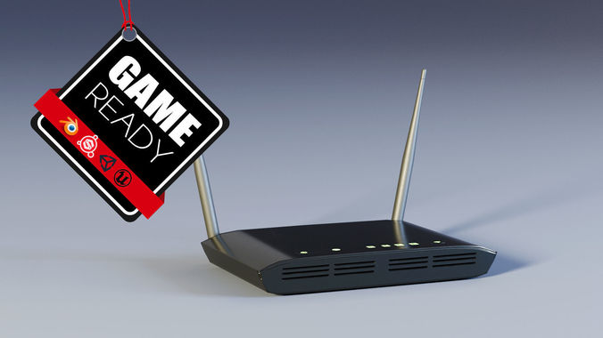 3D model Router WiFi VR / AR / low-poly | CGTrader