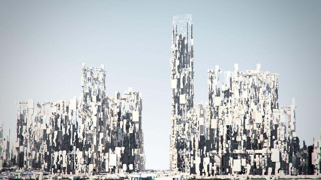 Greeble City 3D model | CGTrader
