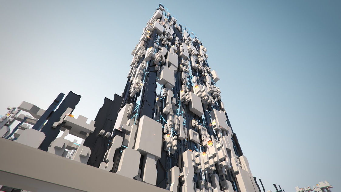 Greeble City 3D model | CGTrader