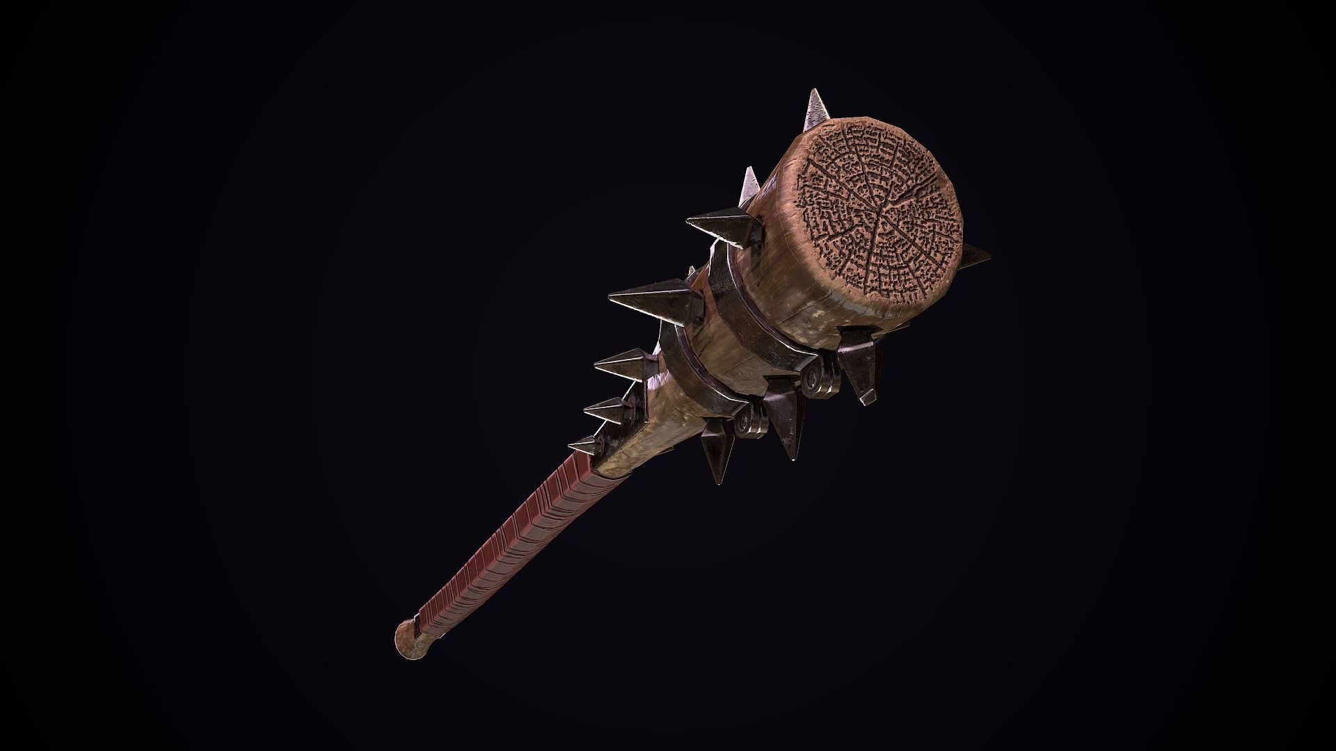 3D model Two-handed Mace VR / AR / low-poly | CGTrader