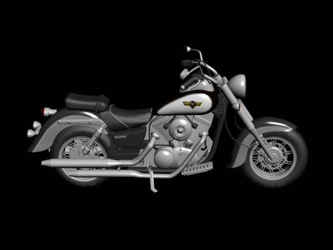 Bikes honda shadow 3D model | CGTrader