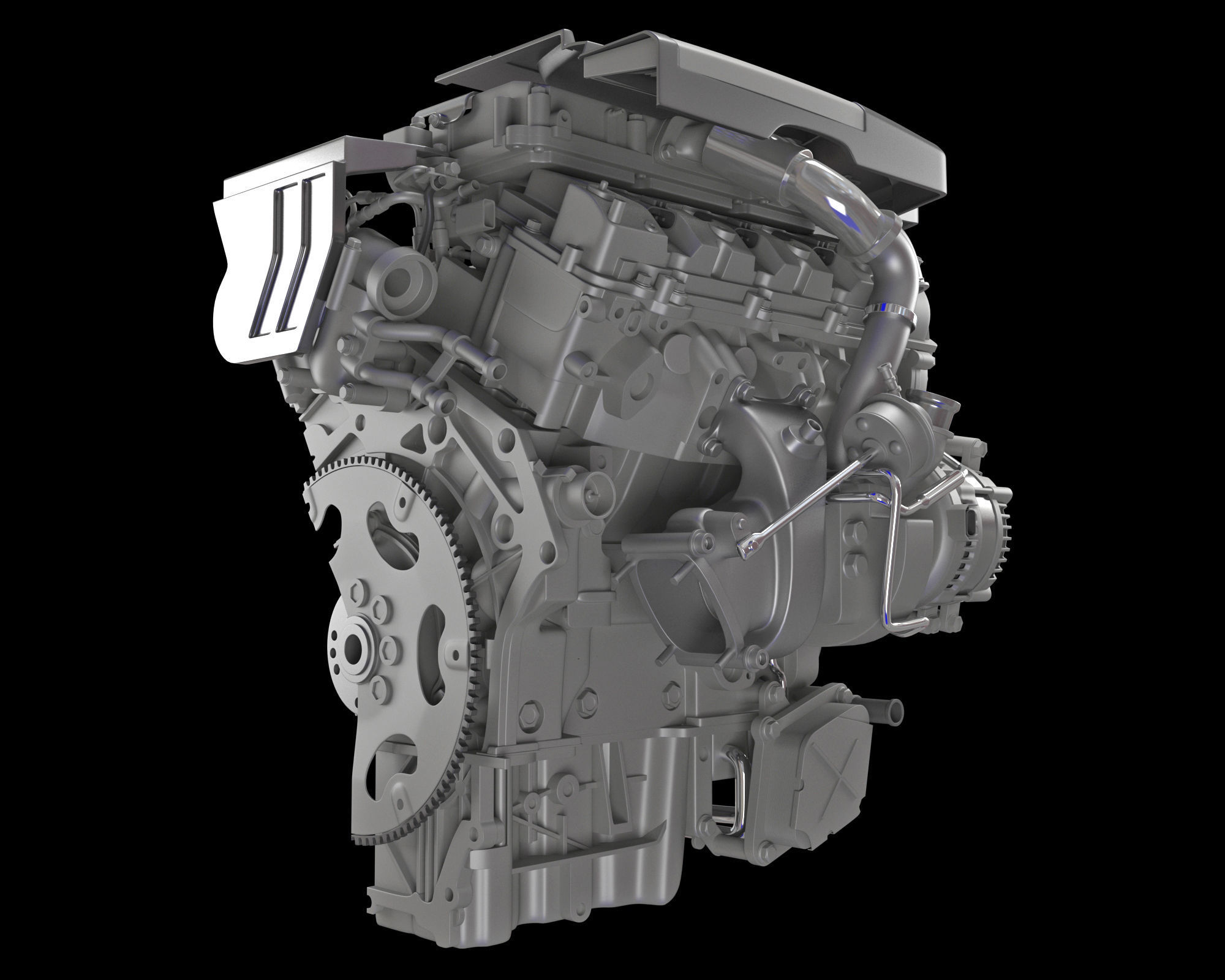 Animation Sectioned V6 Engine Ignition 3D model animated rigged | CGTrader