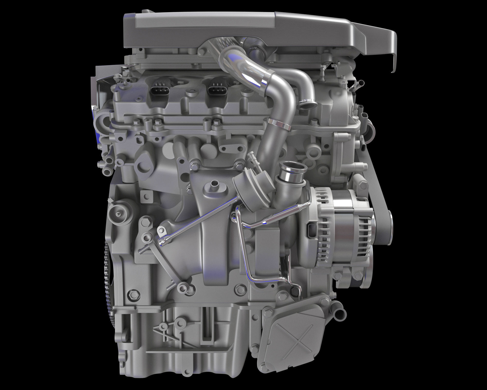 Animation Sectioned V6 Engine Ignition 3D model animated rigged | CGTrader
