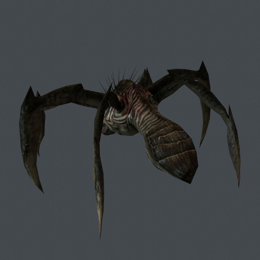 3D model Space Alien Spider VR / AR / low-poly OBJ FBX MA MB - CGTrader.com