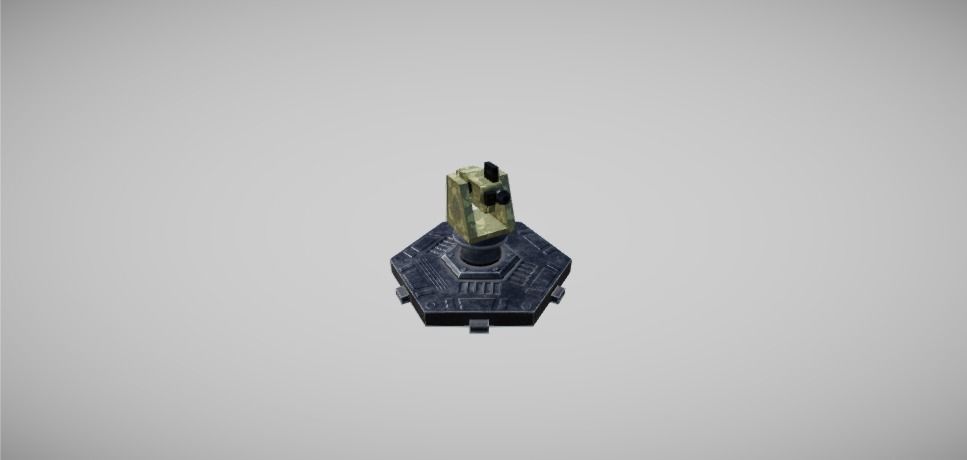 3D model Modern Unmanned Turrets VR / AR / low-poly | CGTrader