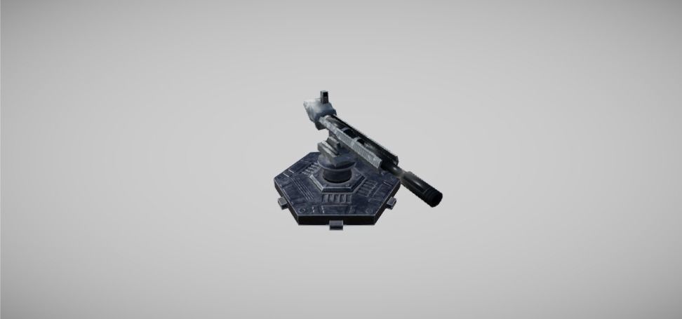 3D model Modern Unmanned Turrets VR / AR / low-poly | CGTrader