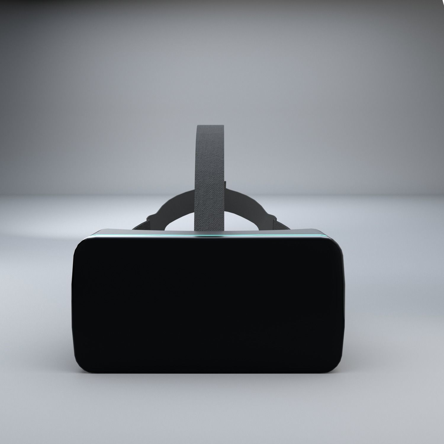 Simple VR Headset Free Model free 3D model | CGTrader