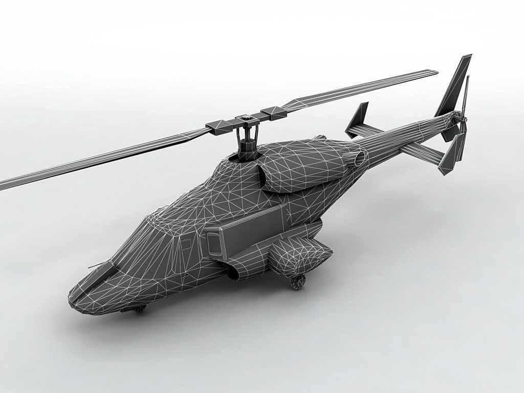 3D model Airwolf Helicopter VR / AR / low-poly | CGTrader