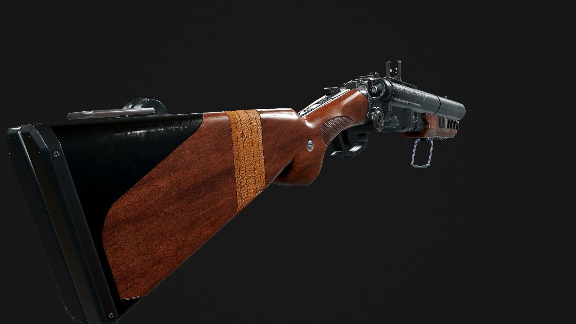 3D model Double Barreled Shotgun VR / AR / low-poly | CGTrader