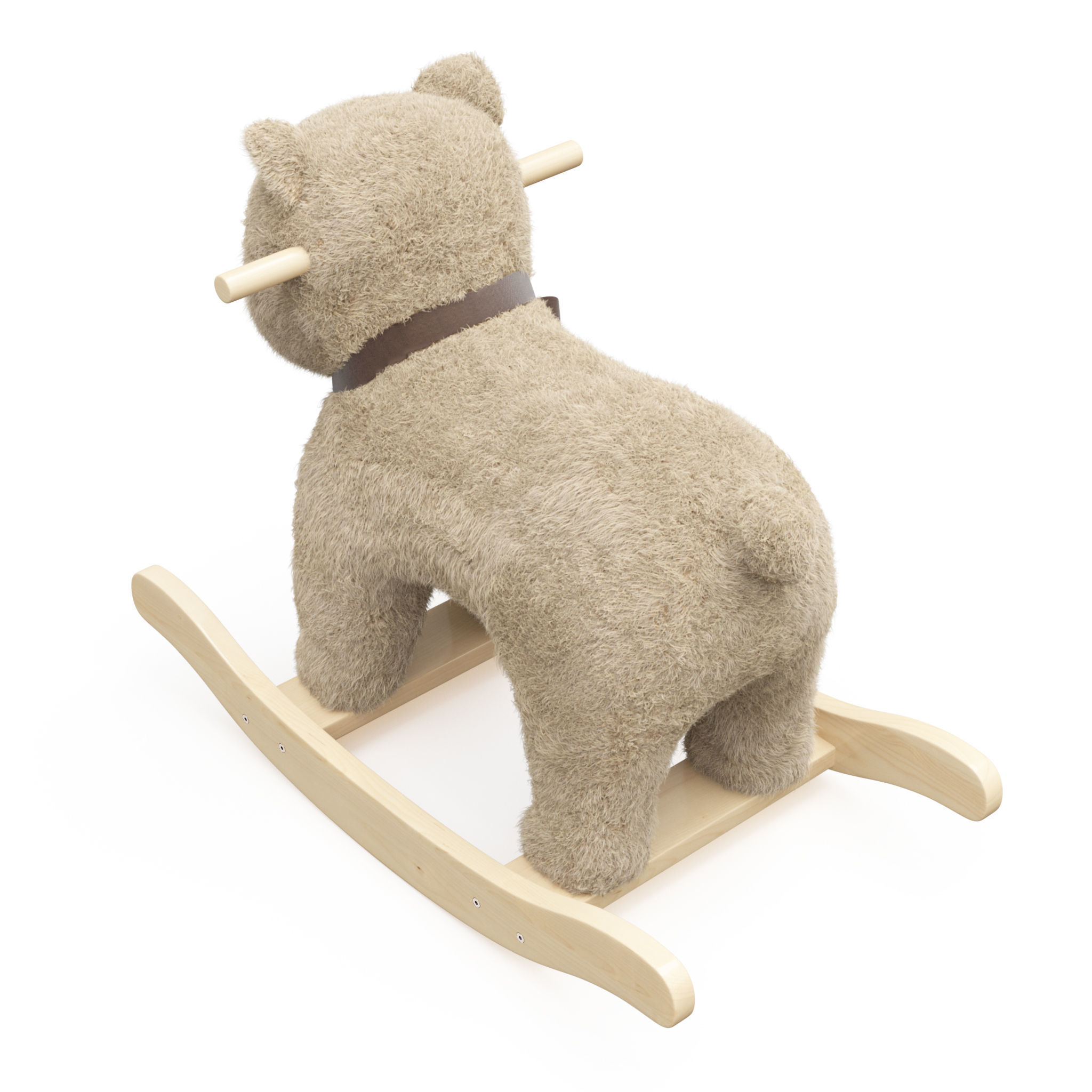 3D model Bear Plush Rocker VR / AR / low-poly | CGTrader